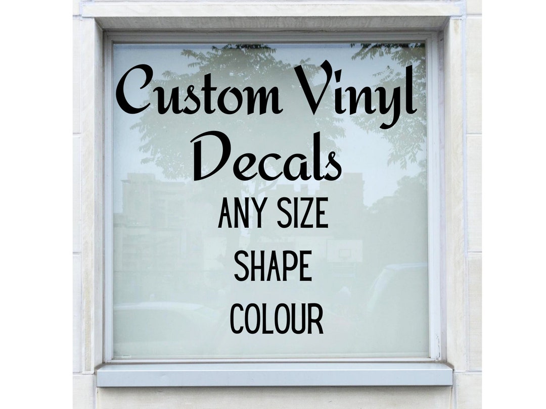 BEST SELLER - Custom Vinyl Decals - Personalized Vinyl Decals - Custom ...