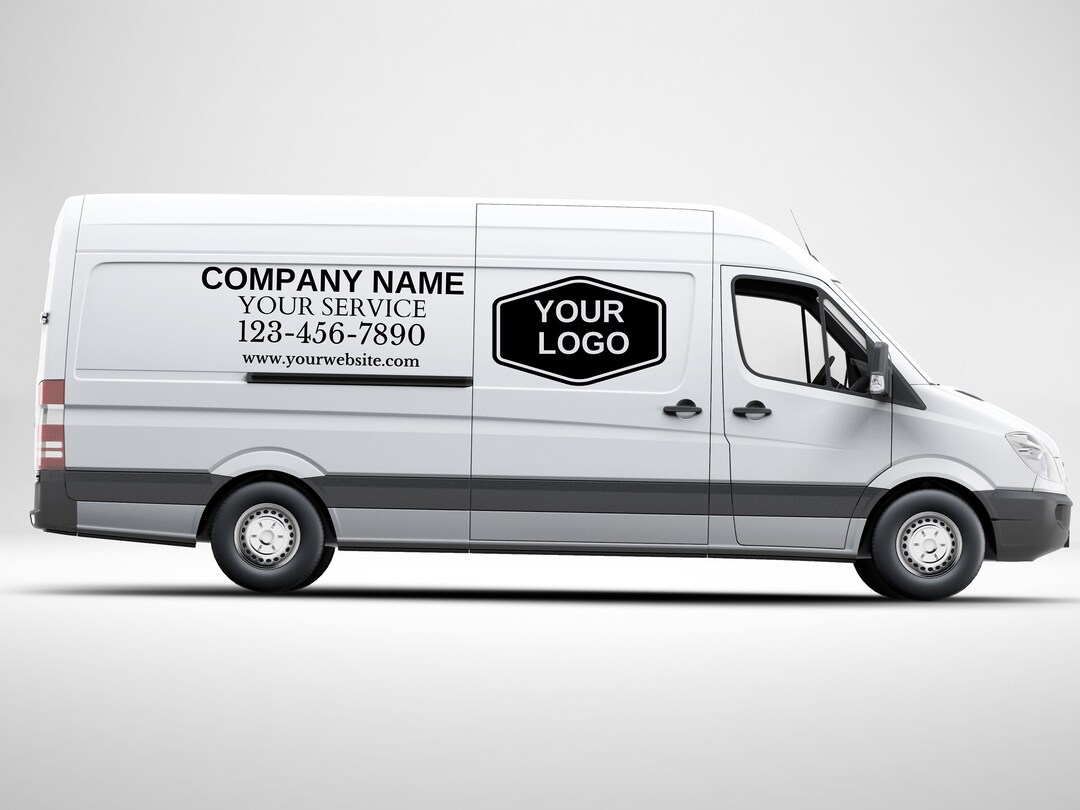 Custom Car Decals - Van Decals - US DOT Number - Truck Stickers ...