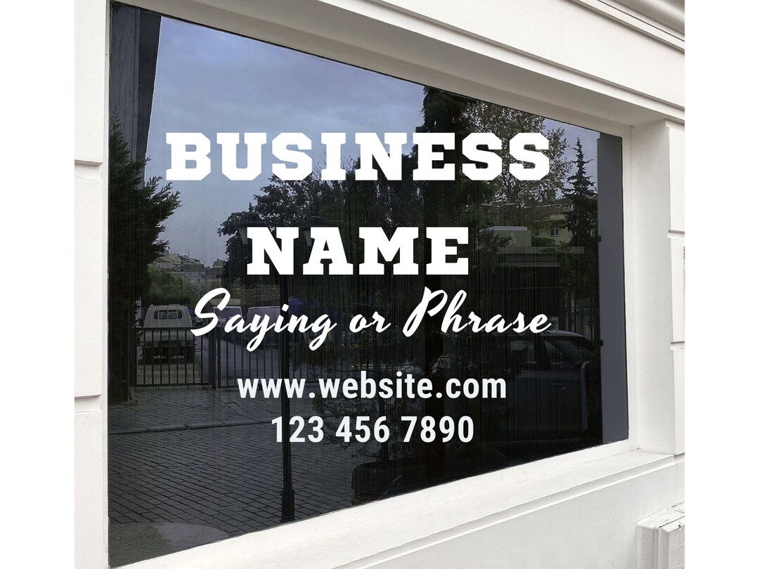 Custom Vinyl Decals - Personalized Vinyl Decals - Custom Business ...
