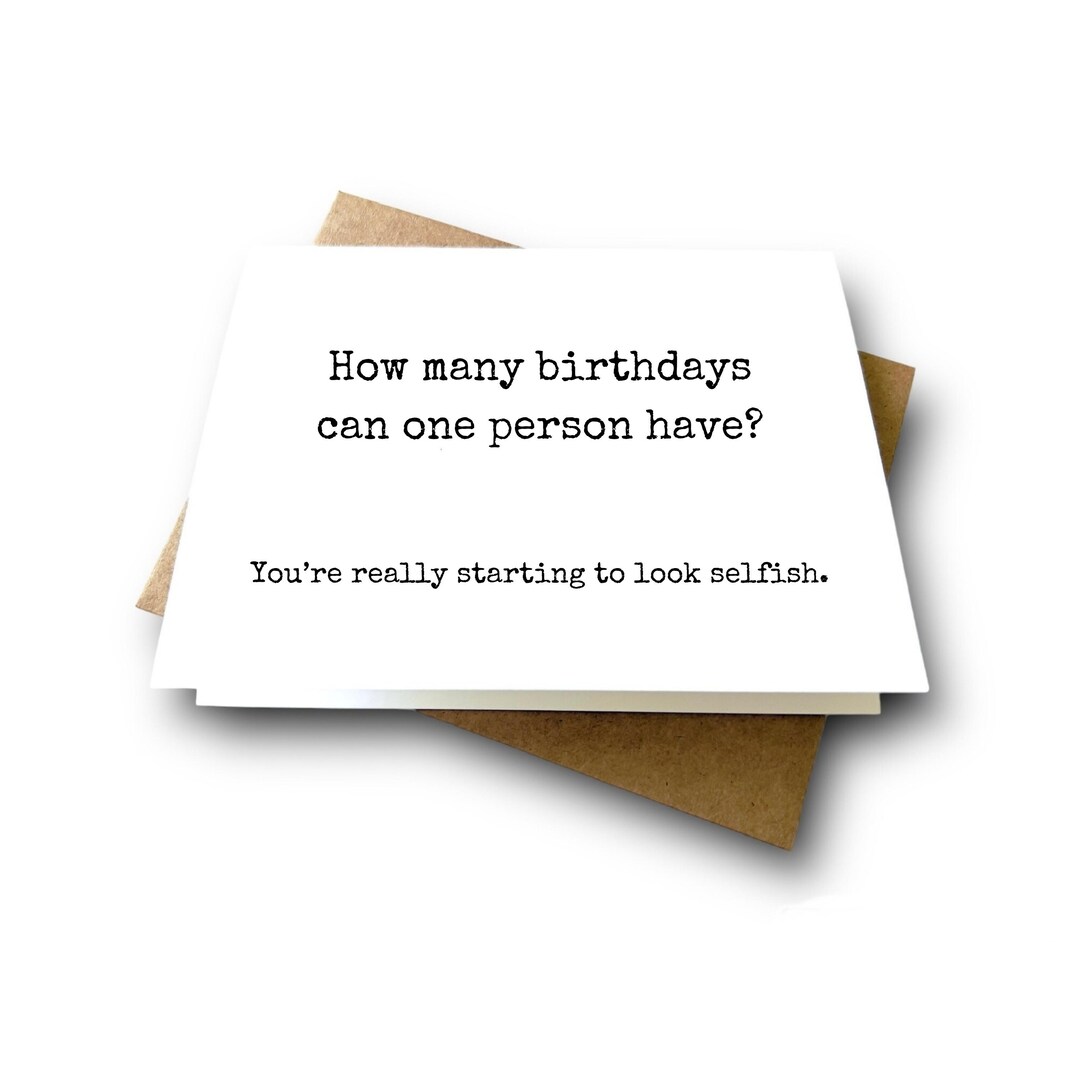 You Look Selfish LOL | Funny Birthday Card for Best Friend | Funny Card ...