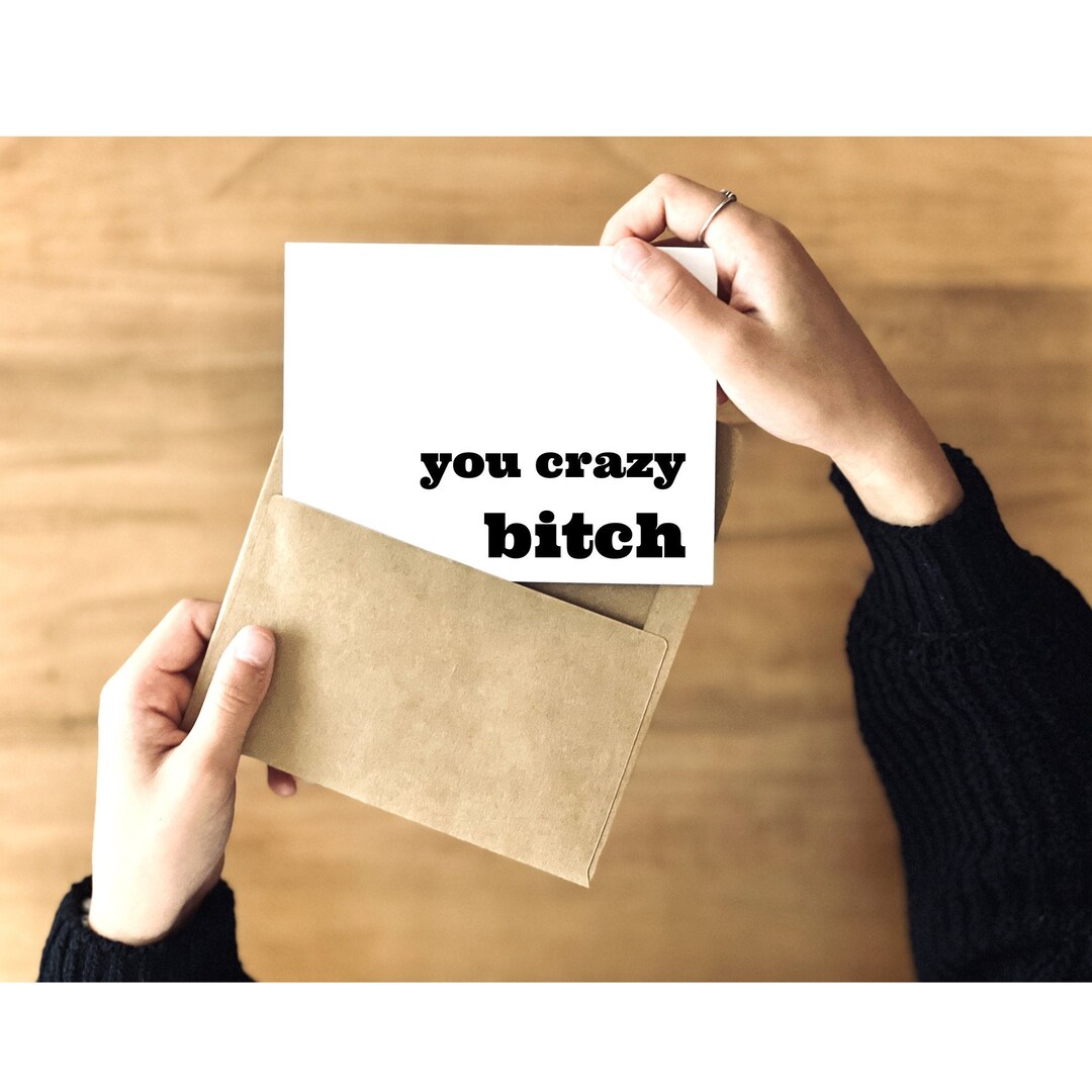 Hey Girl Funny Friend Card Rude and Snarky Card Birthday or All ...