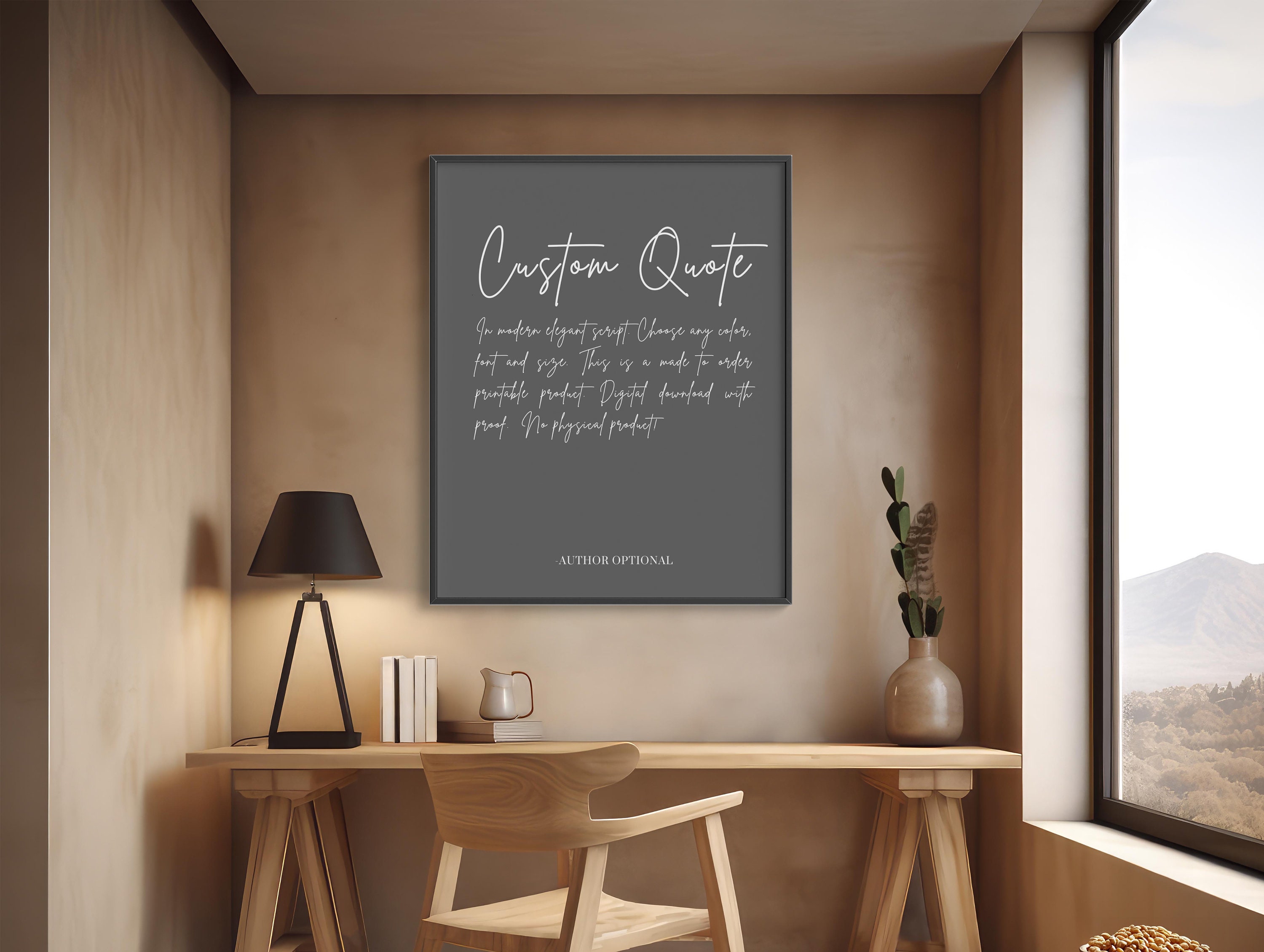 Custom Quote PRINTABLE Anniversary Gift Personalized Quote Wall Art ...