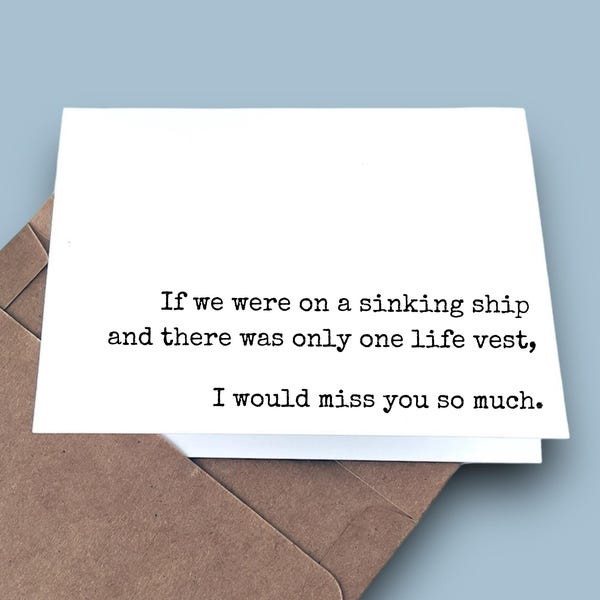 Miss You Friend Card - Etsy