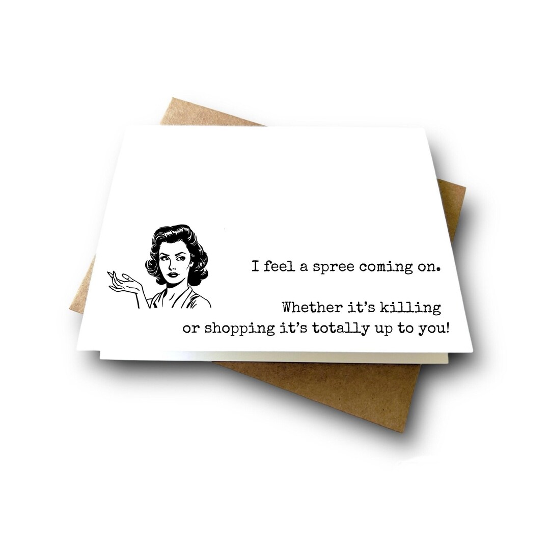 A Spree LOL | Sassy Friendship Card | All Occasion Card for Support ...