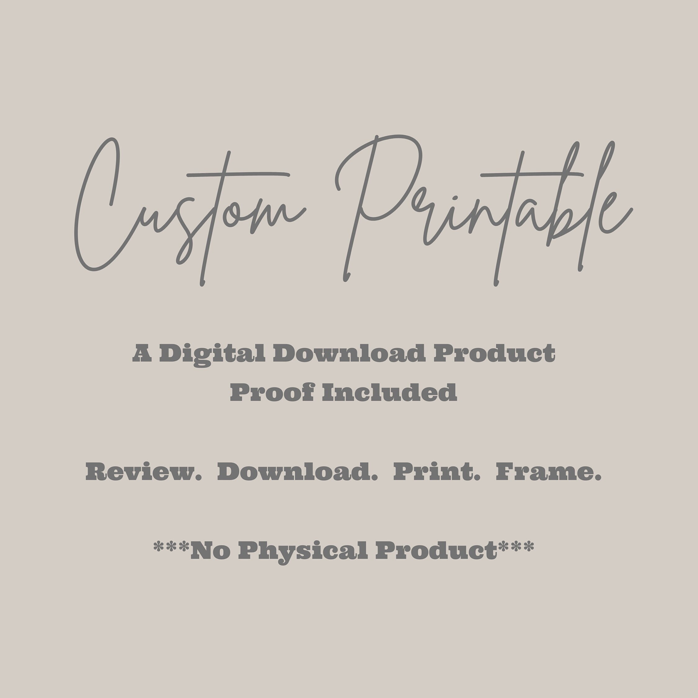 Custom Quote PRINTABLE Personalized Quote Wall Art Custom Text Quote ...