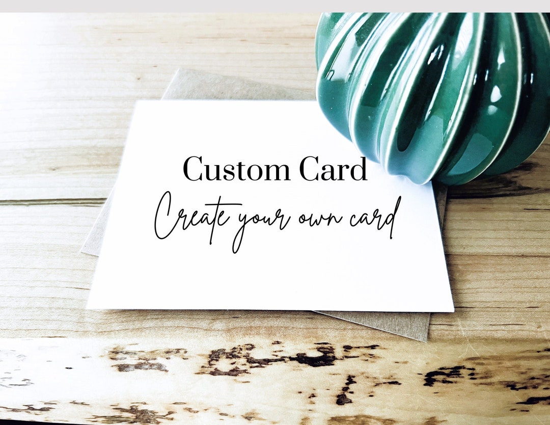 Custom Greeting Card | Create a Card | Personalized Stationery ...