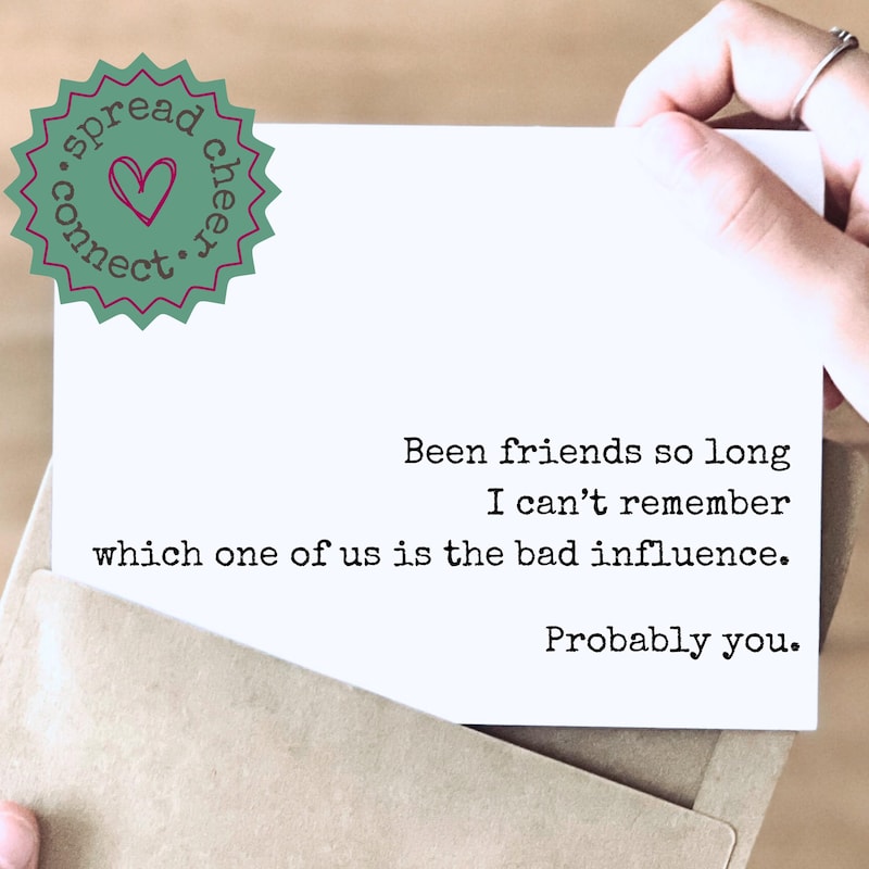 Best Friend Card - Etsy