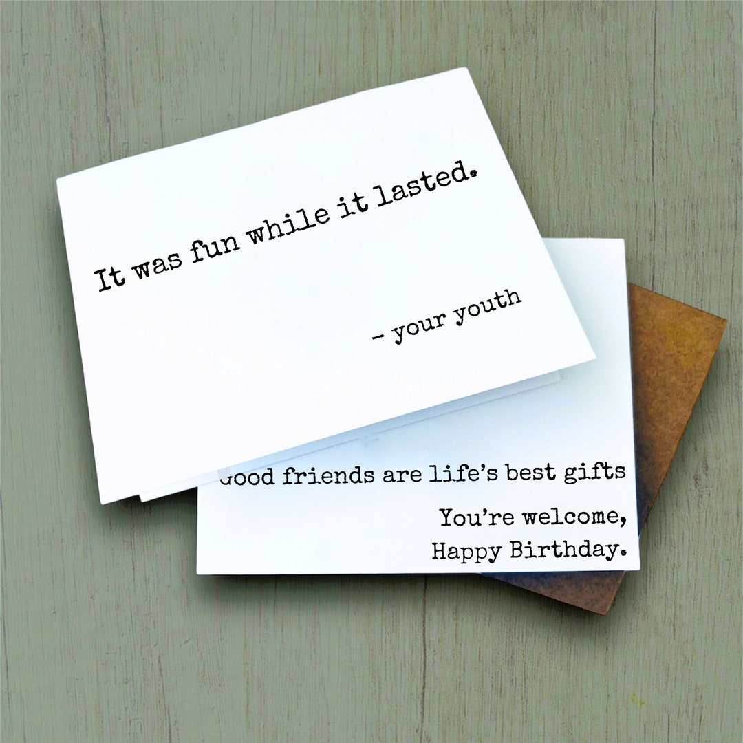 BADSS Friend Birthday Card Funny Friendship Cards COLLECTION 7 Cards ...