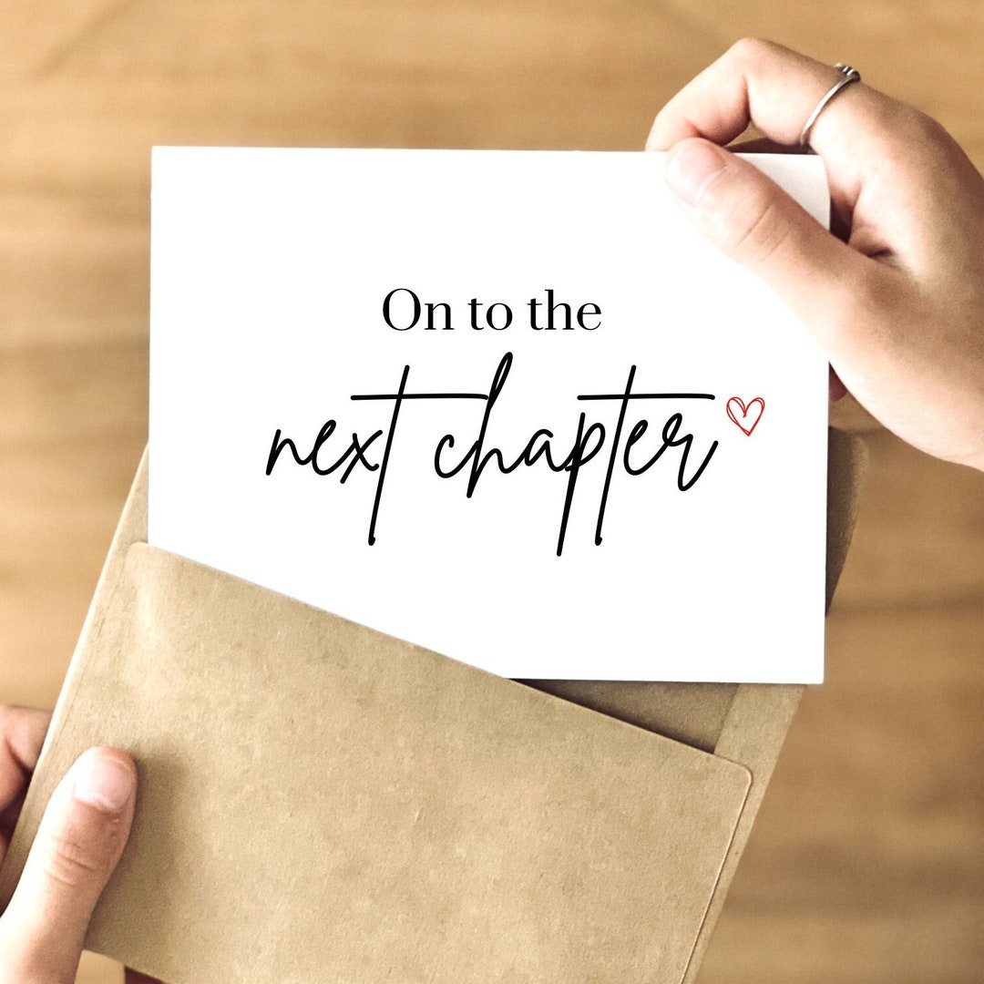 NEXT CHAPTER | Adventures Begin | Congratulations Card | so Proud of ...