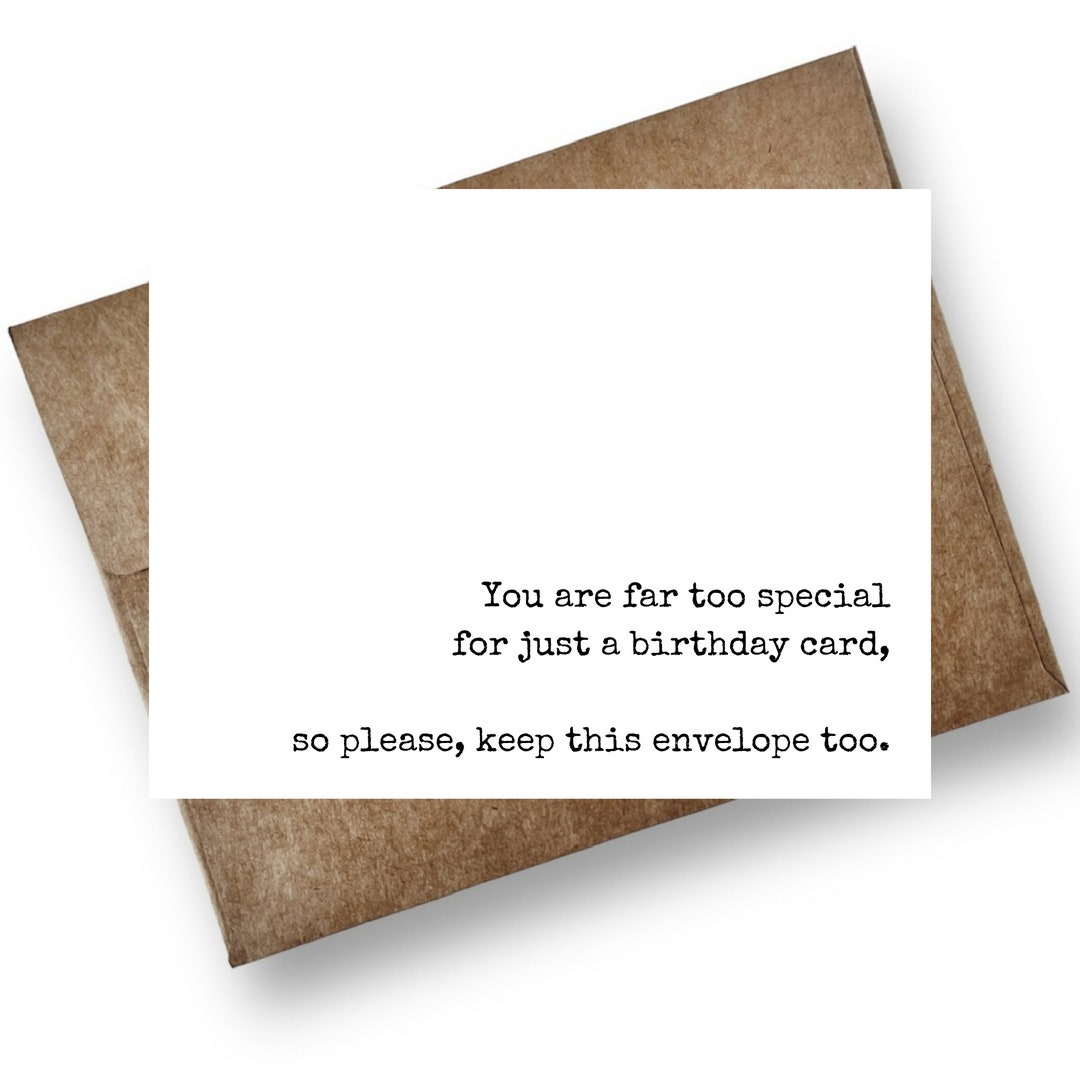 SARCASTIC Birthday Card, Funny Birthday for a Friend, Cards for Family ...