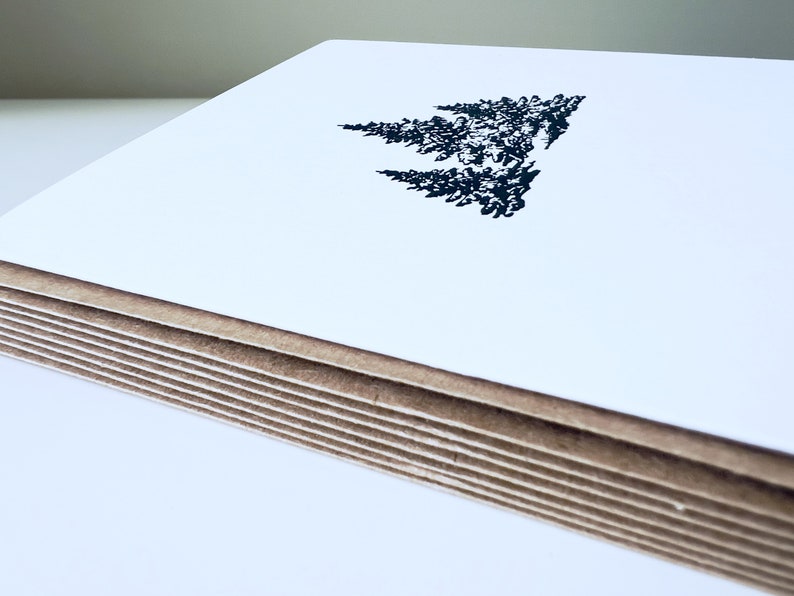 Christmas Tree Card Set | Evergreen Holiday Cards | All Occasion Winter ...