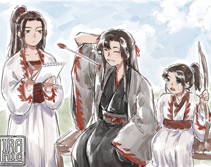 11-page Set of Colouring Pages | Mo Dao Zu Shi | Wei Wuxian and Lan ...