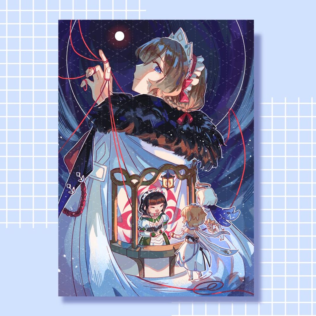 Sandrone Poster - Genshin Impact Sandrone and Puppet Katheryne - Etsy