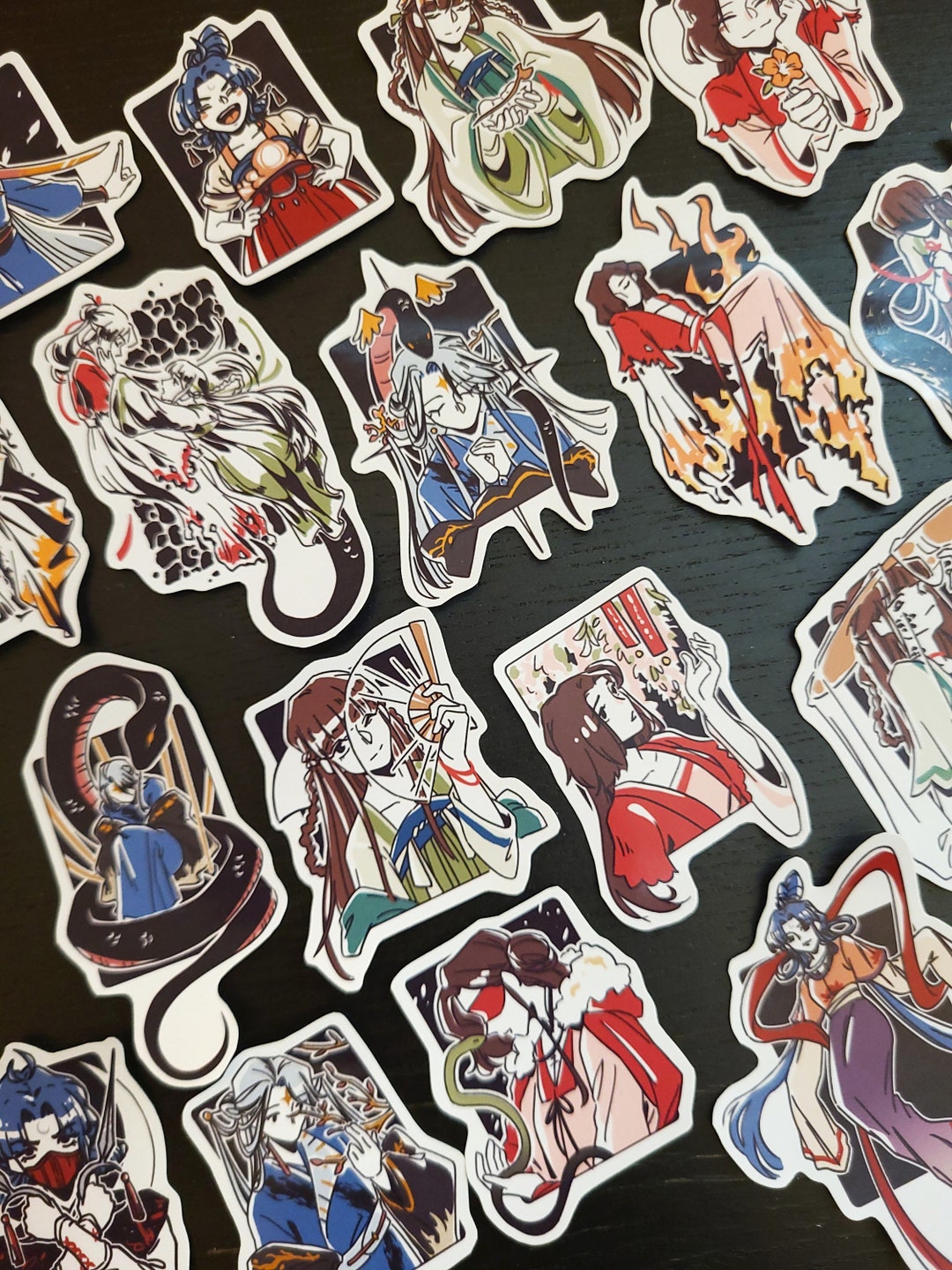 Original - Ancient Chinese Folklore Glossy Stickers - Etsy