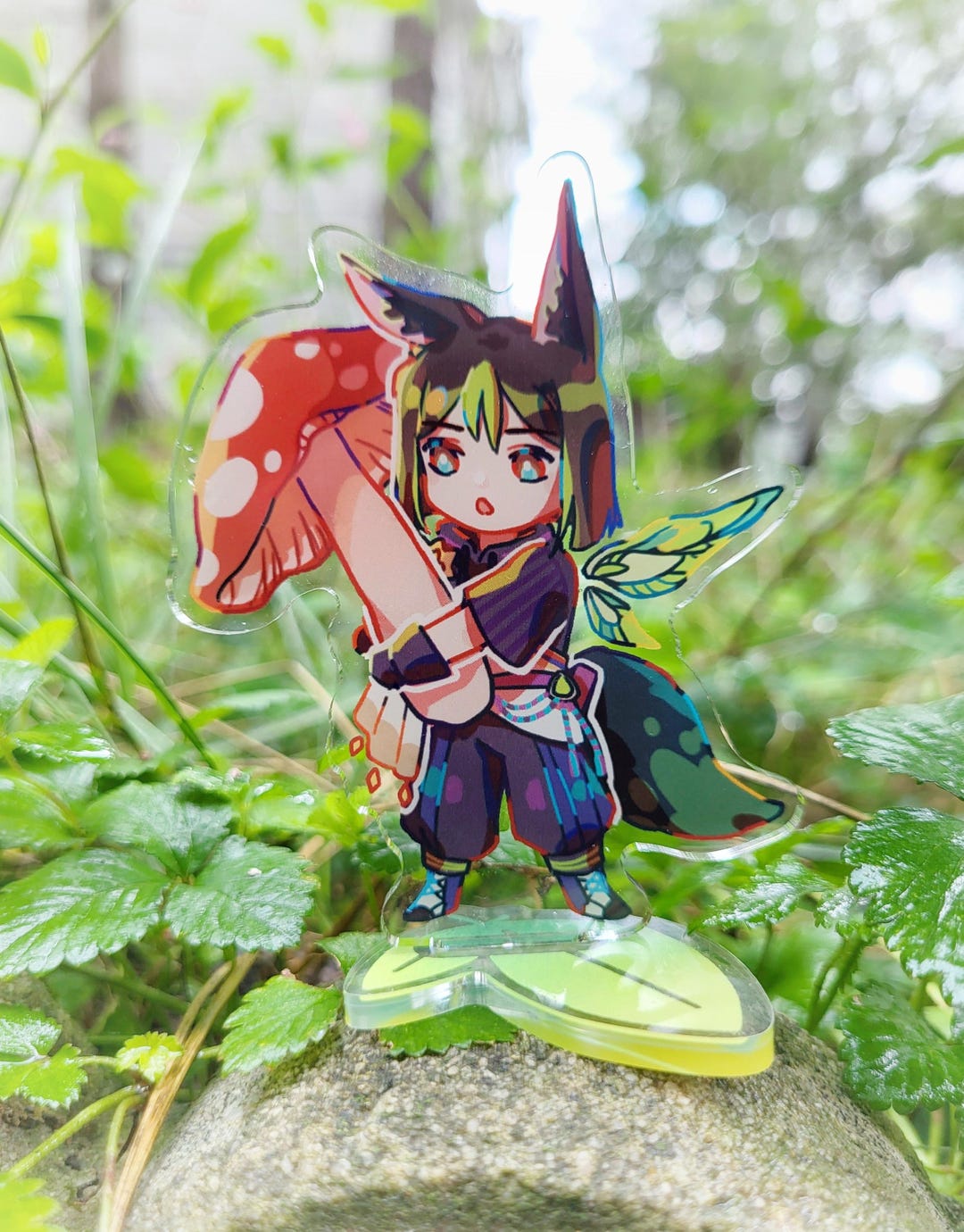 Genshin - Fairy Tighnari, the Mushroom Nerd Mini Acrylic Standee - Etsy