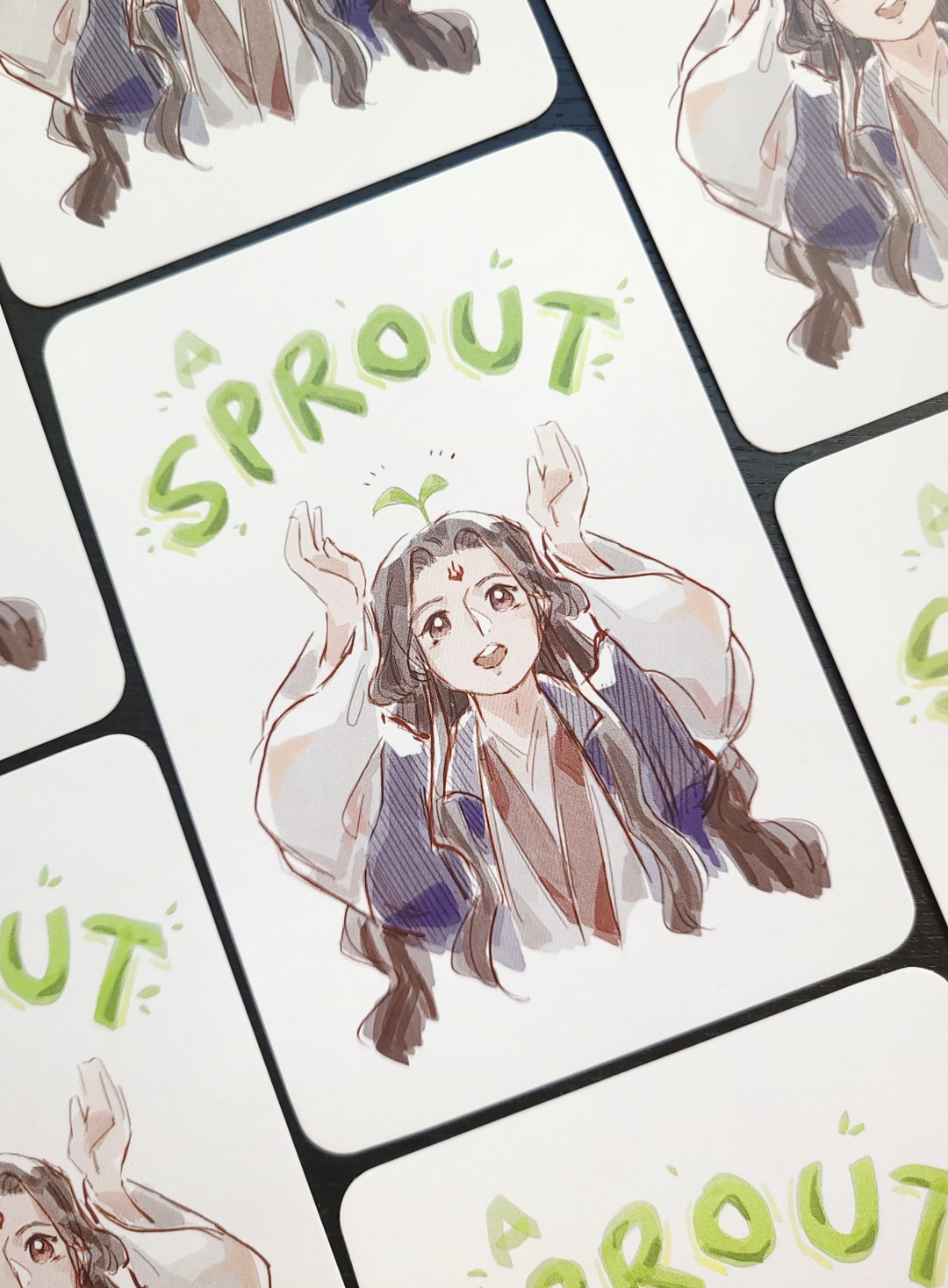 Luo Binghe Sprout Mini Art Print - SVSSS Scum Villain Self Saving ...