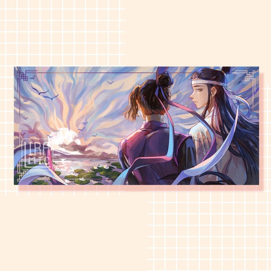 MDZS Xicheng Sunset Print – Lan Xichen & Jiang Cheng Art - Etsy