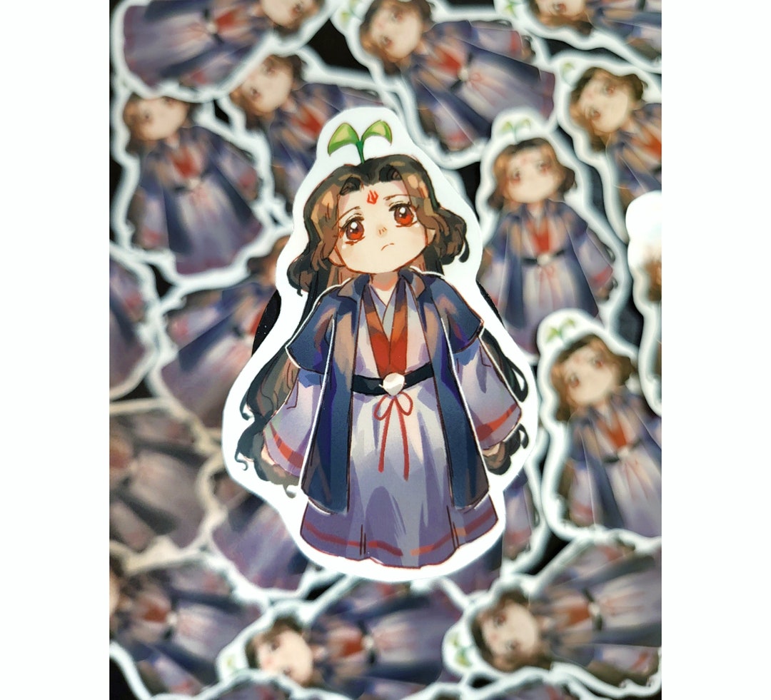 SVSSS - Luo Binghe Chibi Sprout Vinyl Sticker | Scum Villain Self ...