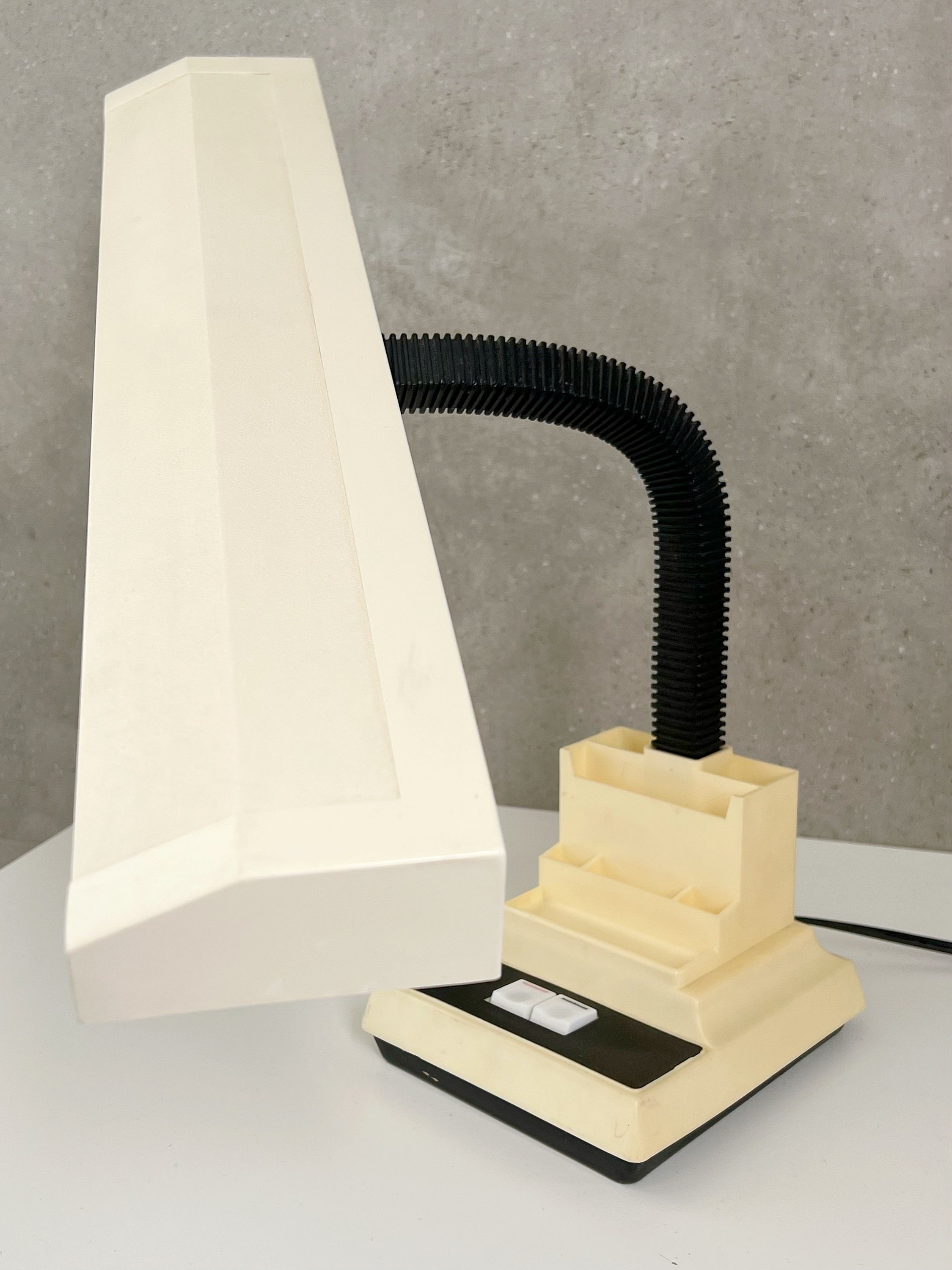 1980s Fluorescent GOOSENECK Plastic DESK LAMP, Office Lighting - Etsy