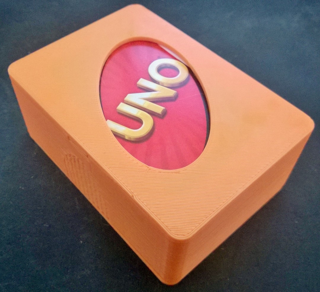 Uno Card Box Deck Holder Kartenschachtel,uno Card Caddy Stylish Deck ...