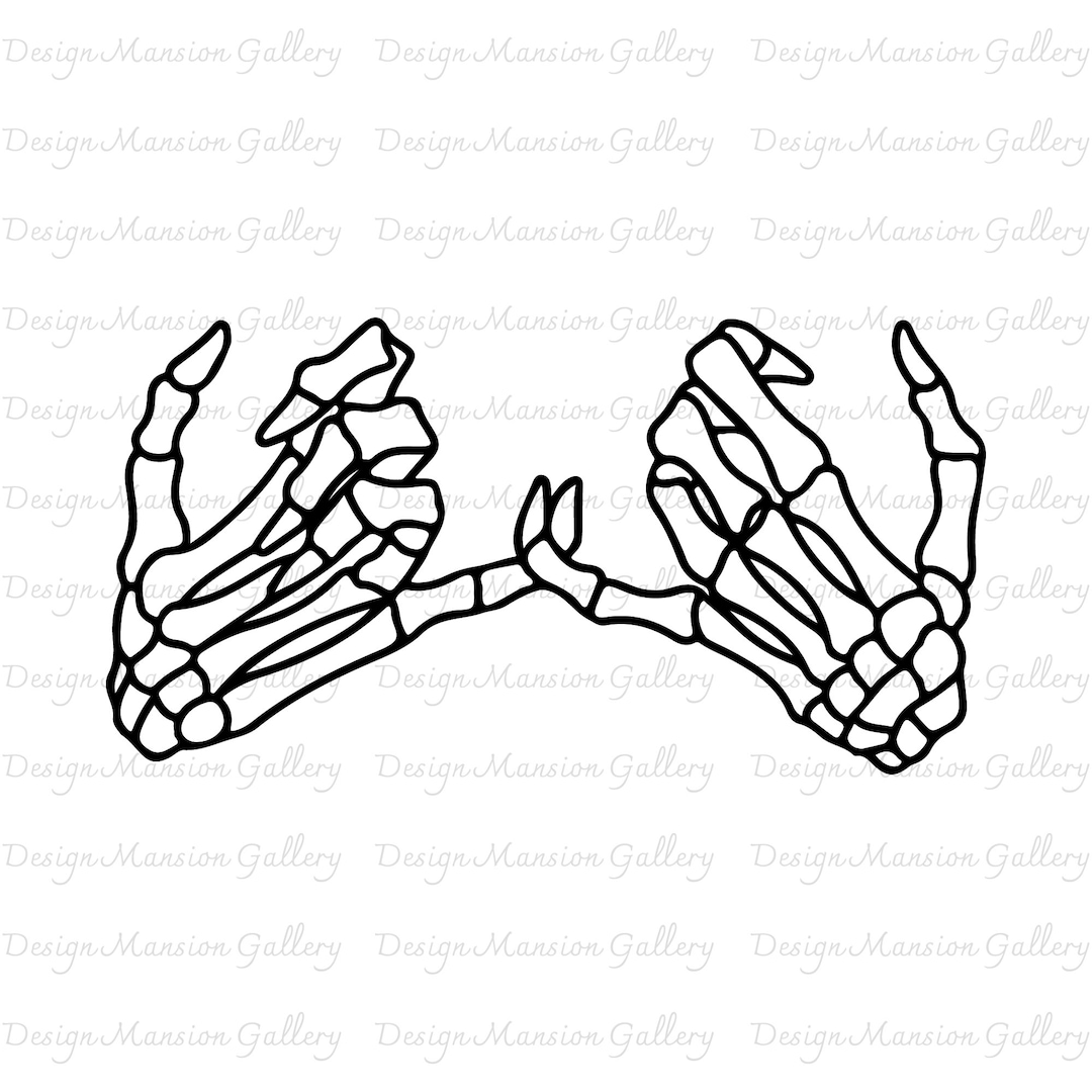 Skeleton Hands Svg, Pinky Promise Svg, Skeleton Svg, Digital Download ...