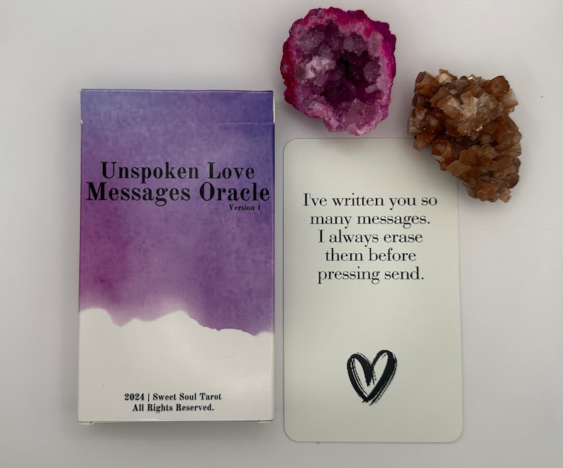 Unspoken Love Messages Oracle Version 1 - Etsy