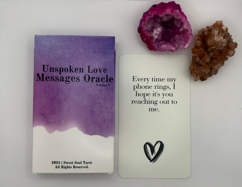 Unspoken Love Messages Oracle Version 2 - Etsy