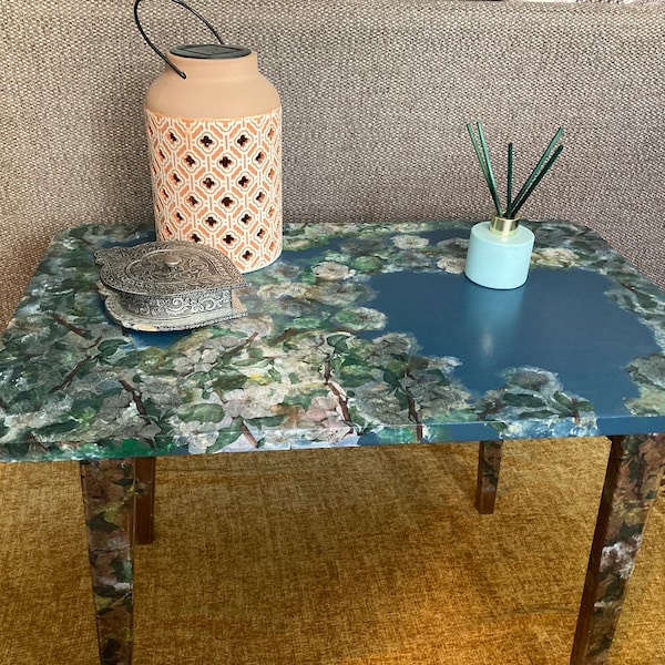 Upcycled Side Table - Etsy UK
