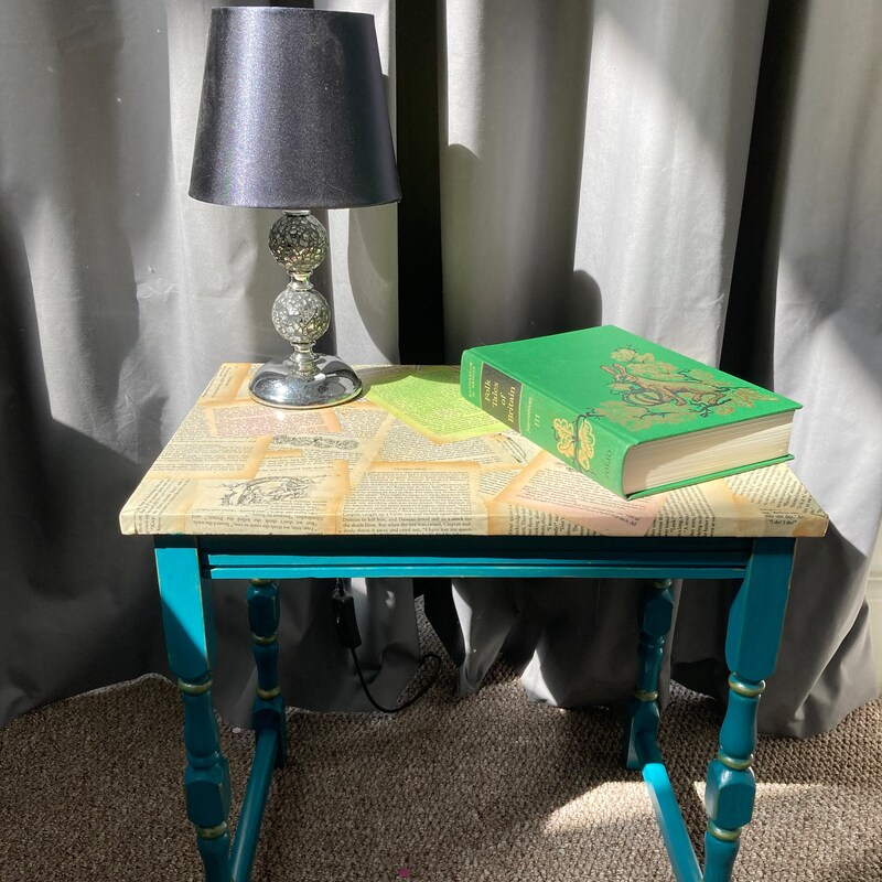 Teal Coffee Table - Etsy UK