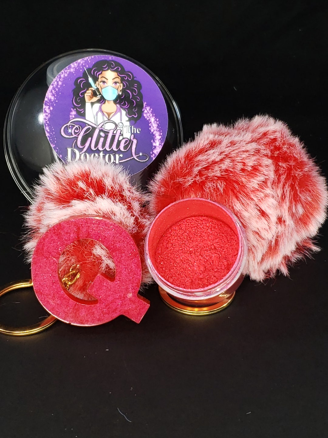 Red Baron Orangy Red Shimmering Mica Powder Tumbler Crafts Makeup ...