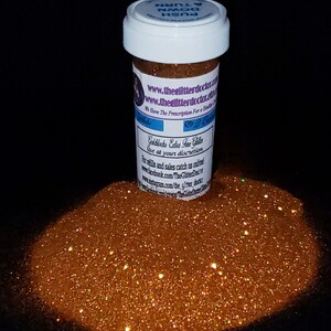 Goldilocks Golden Orange Holographic Colorful Polyester Glitter Tumbler ...