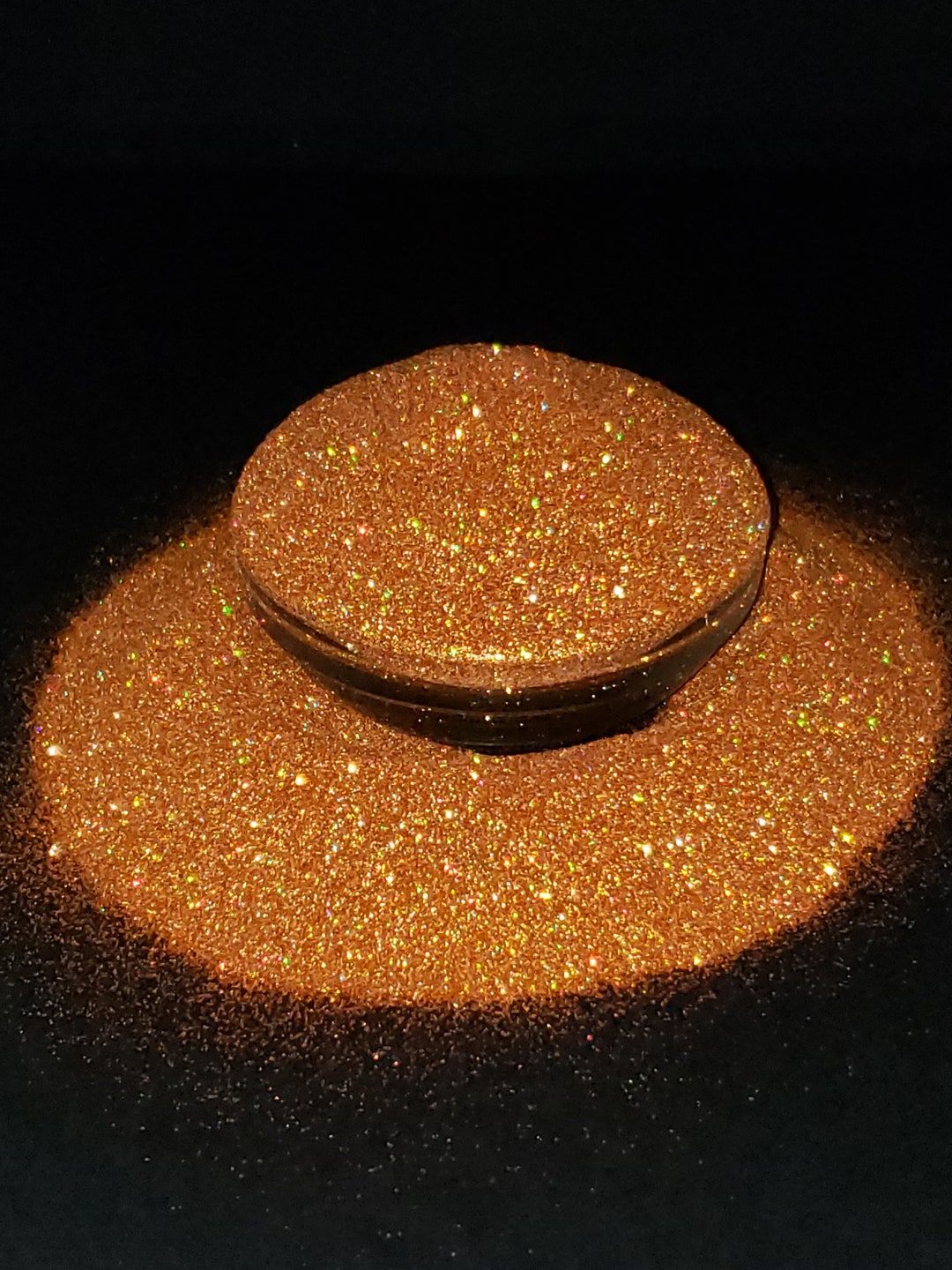 Goldilocks Golden Orange Holographic Colorful Polyester Glitter Tumbler ...