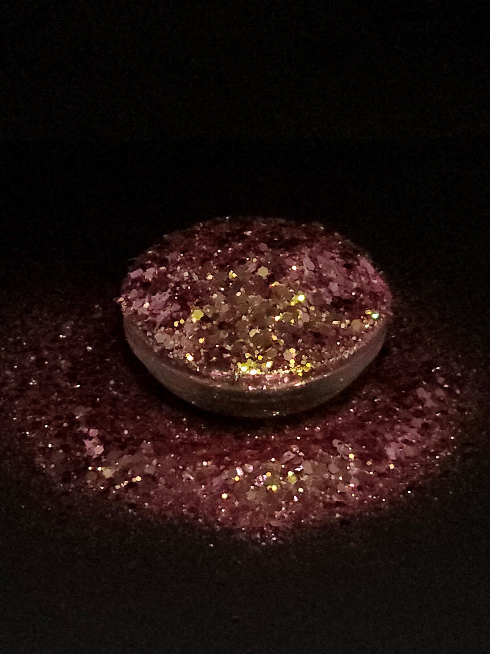 Mediterranean Sunset Maroon / Gold Reflective Color Shift Chunky Mix ...