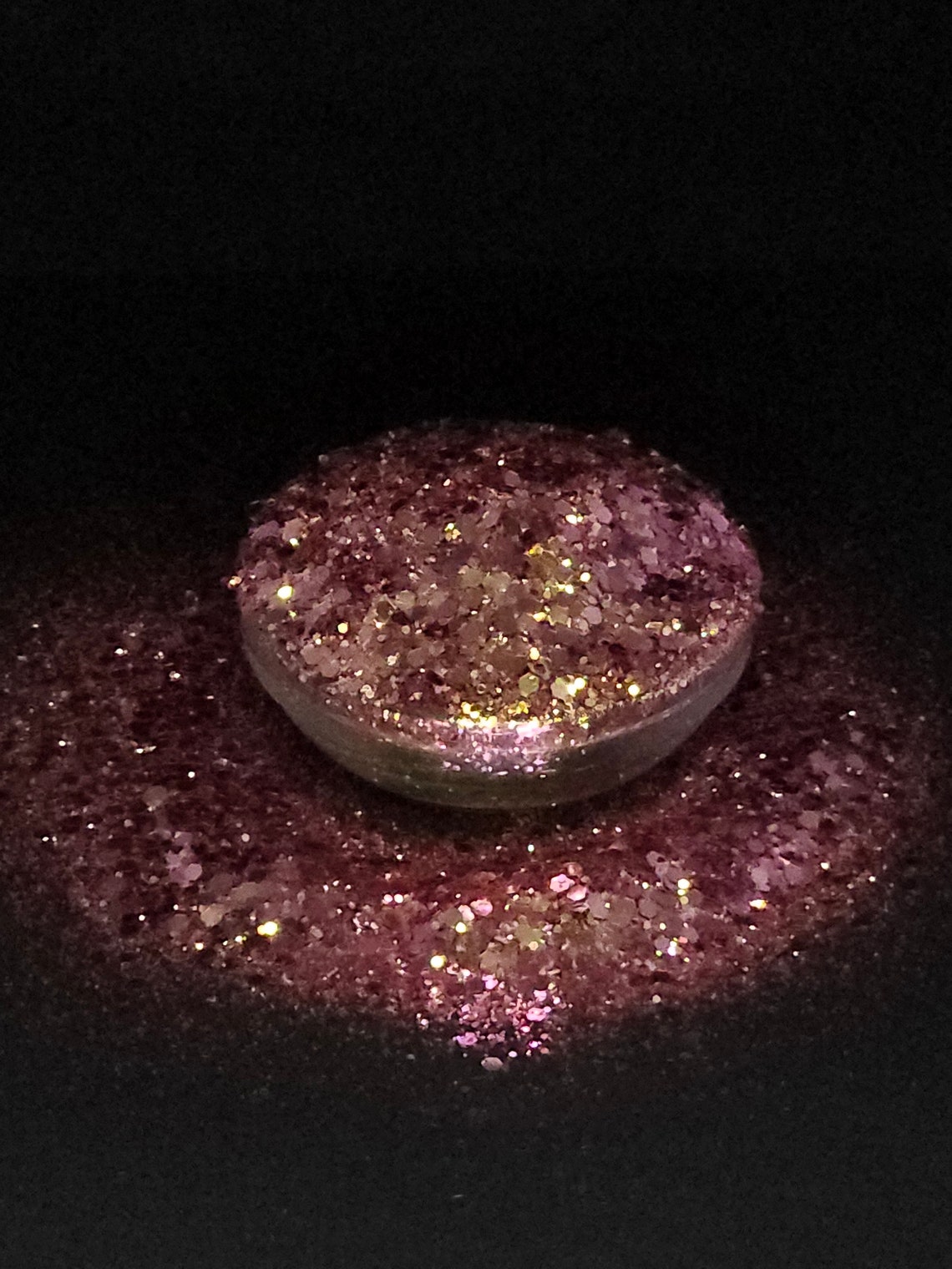 Mediterranean Sunset Maroon / Gold Reflective Color Shift Chunky Mix ...