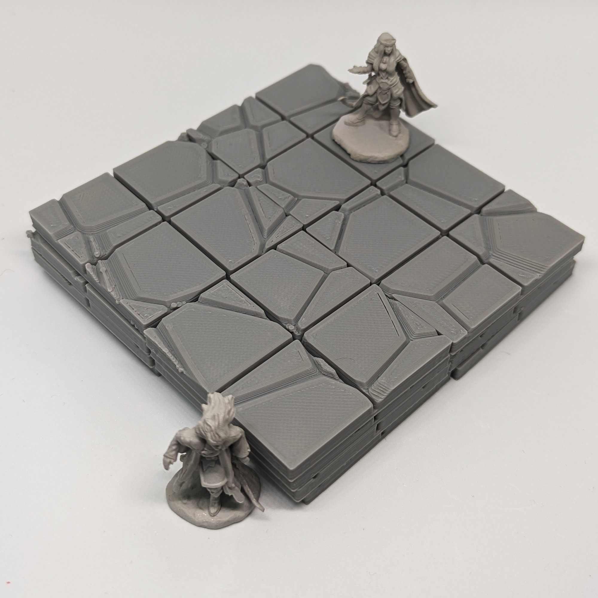 Set of 16 Modular 2'x2' Magnetic Terrain Tiles With Bases - Etsy