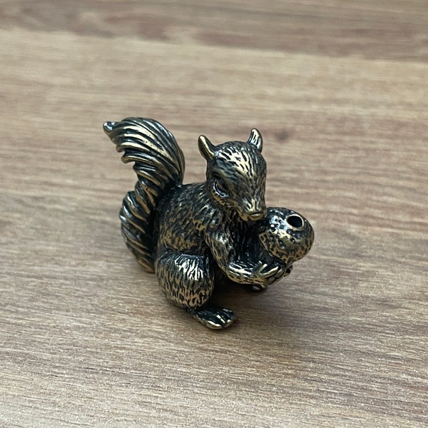 Brass Squirrel Figurines - Etsy