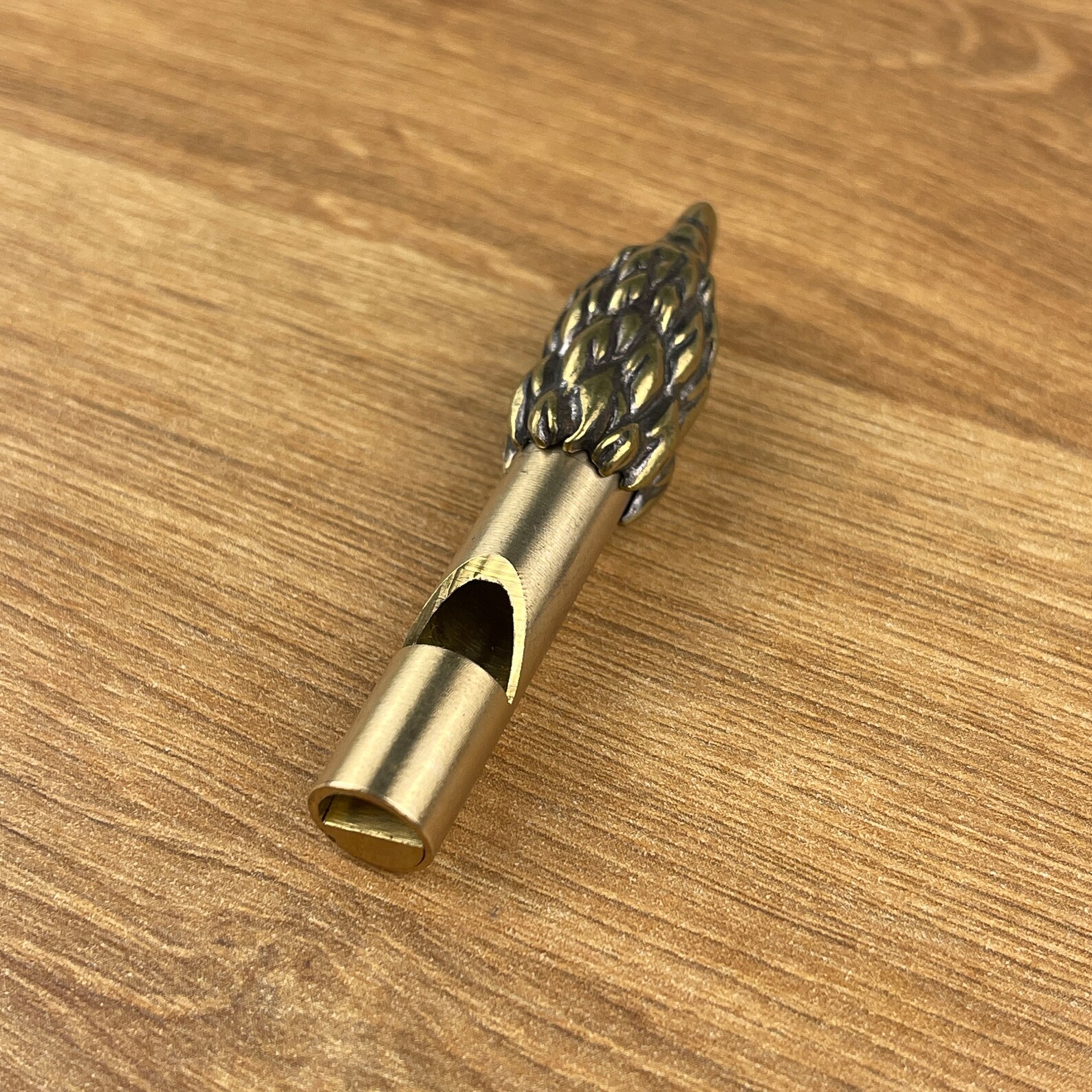 Solid Brass Eagle Head Whistle Keychain - Small Ornament Statue ...