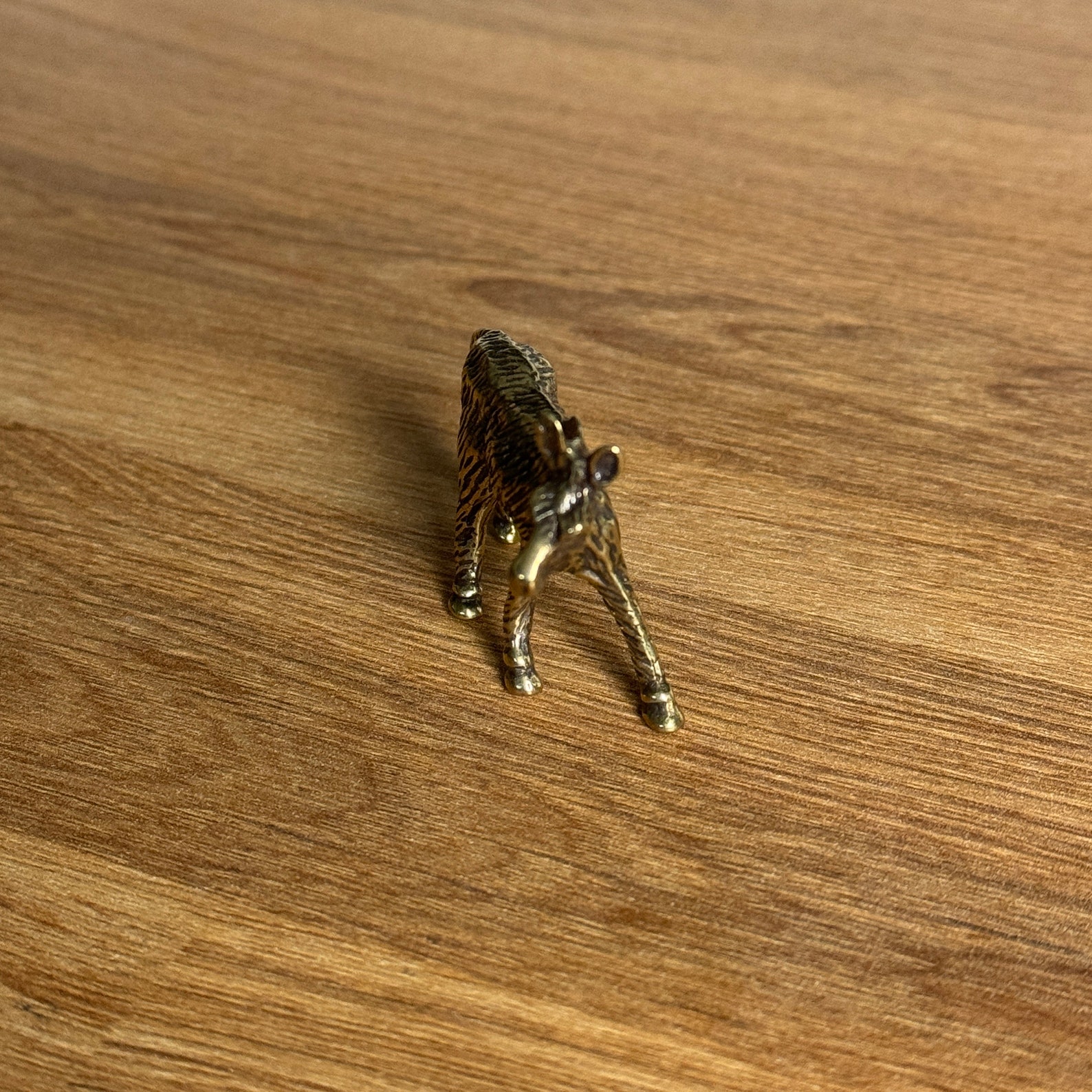 Solid Brass Donkey - Small Ornament Statue - Miniature Figurines ...