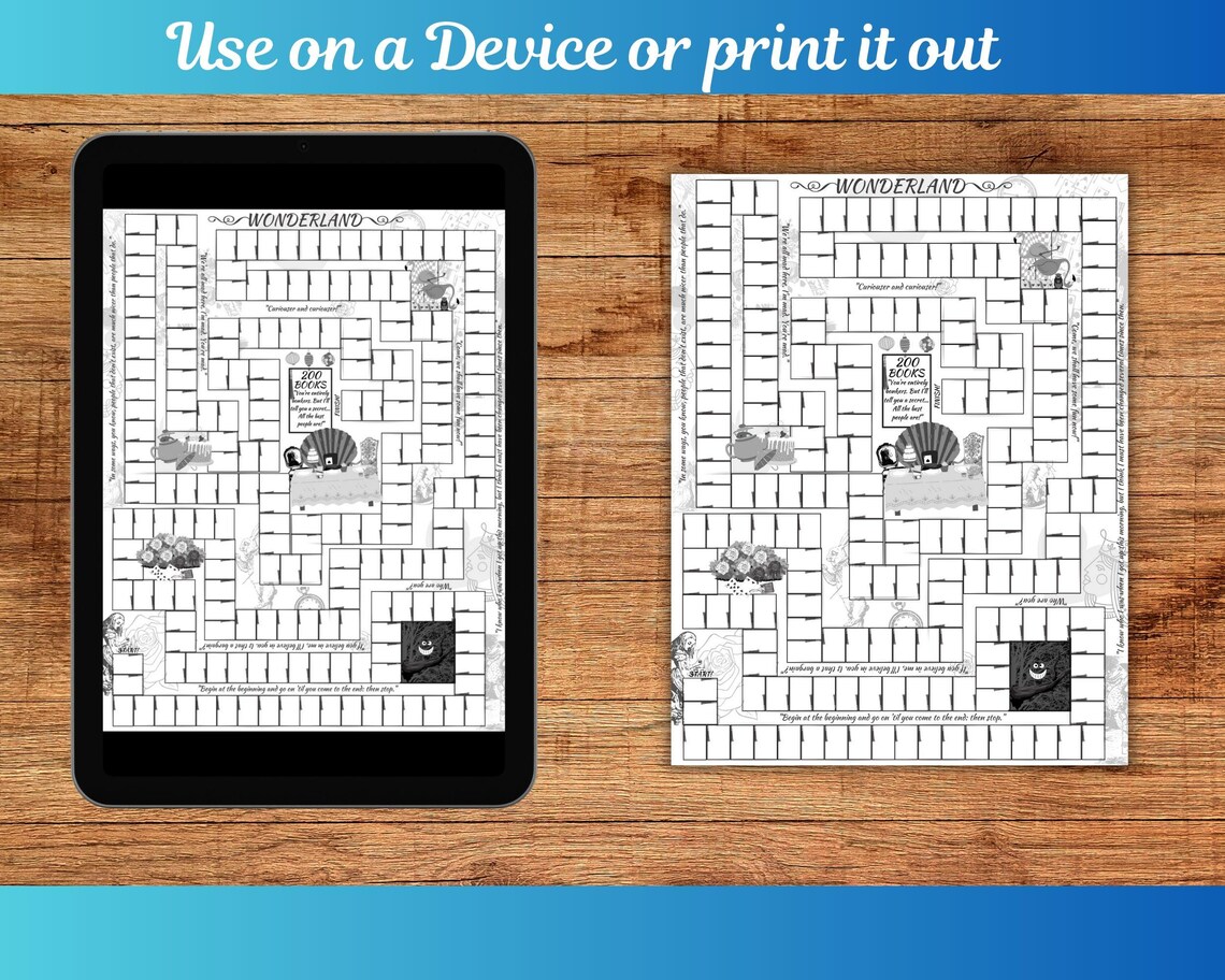 Bookshelf Reading Tracker, Reading Journal Book Tracker, Digital ...
