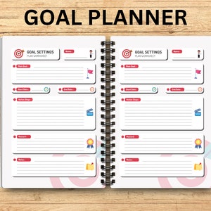 Basic Goal Setting Worksheet | Goal Setting Tracker | Productivity ...