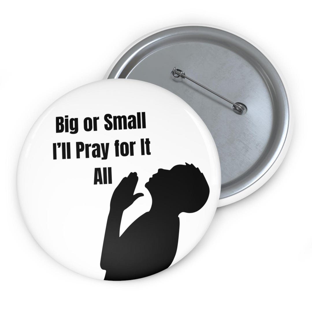 Christian Pray for It All Button Pins | Faith Pin Set | Inspirational ...