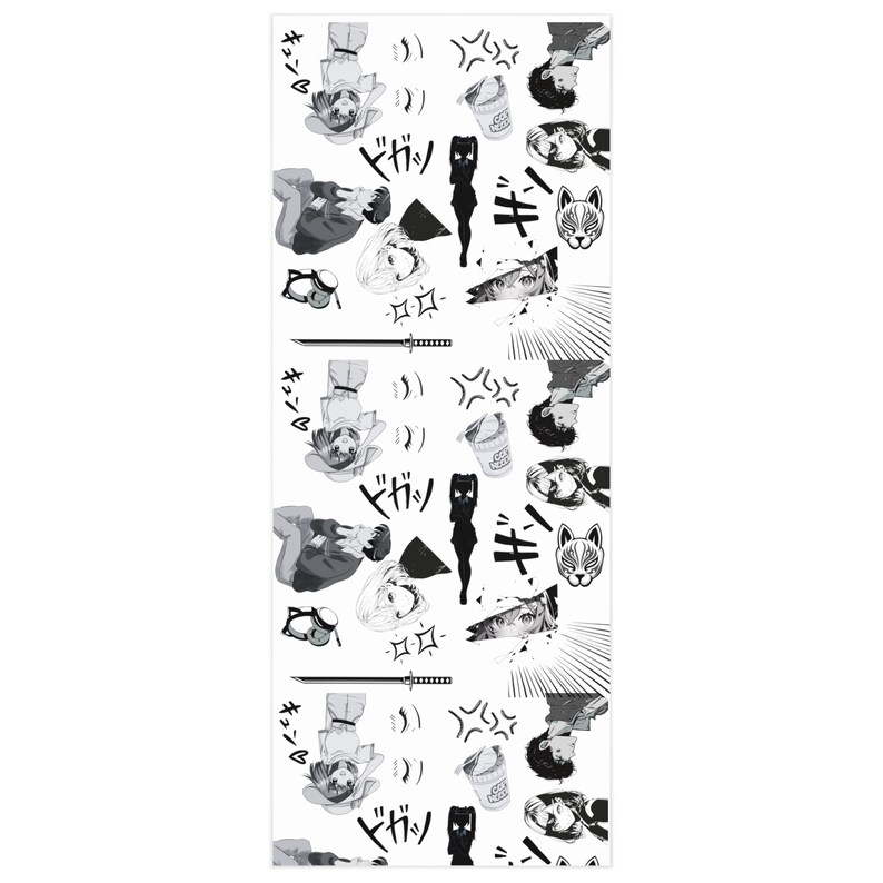 Manga Wrapping Paper for Anime Lovers, Comic Book Inspired Gift Wrap ...