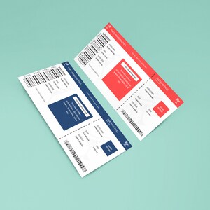 Editable Passport partyport and Boarding Pass Theme Party Invitation ...