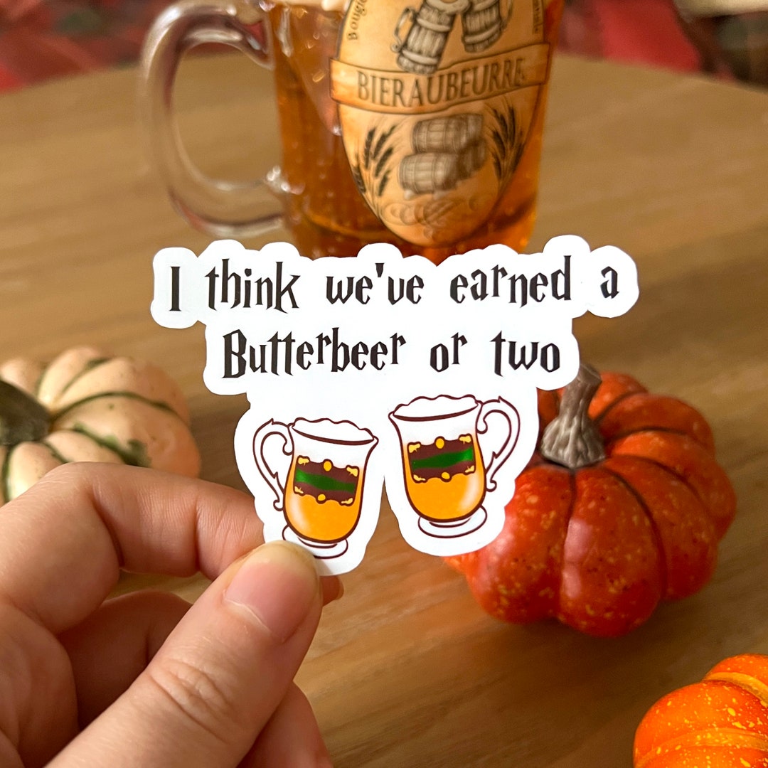 Sticker Butter Beer Magic Drink | Sticker Wizard World | Sebastian ...