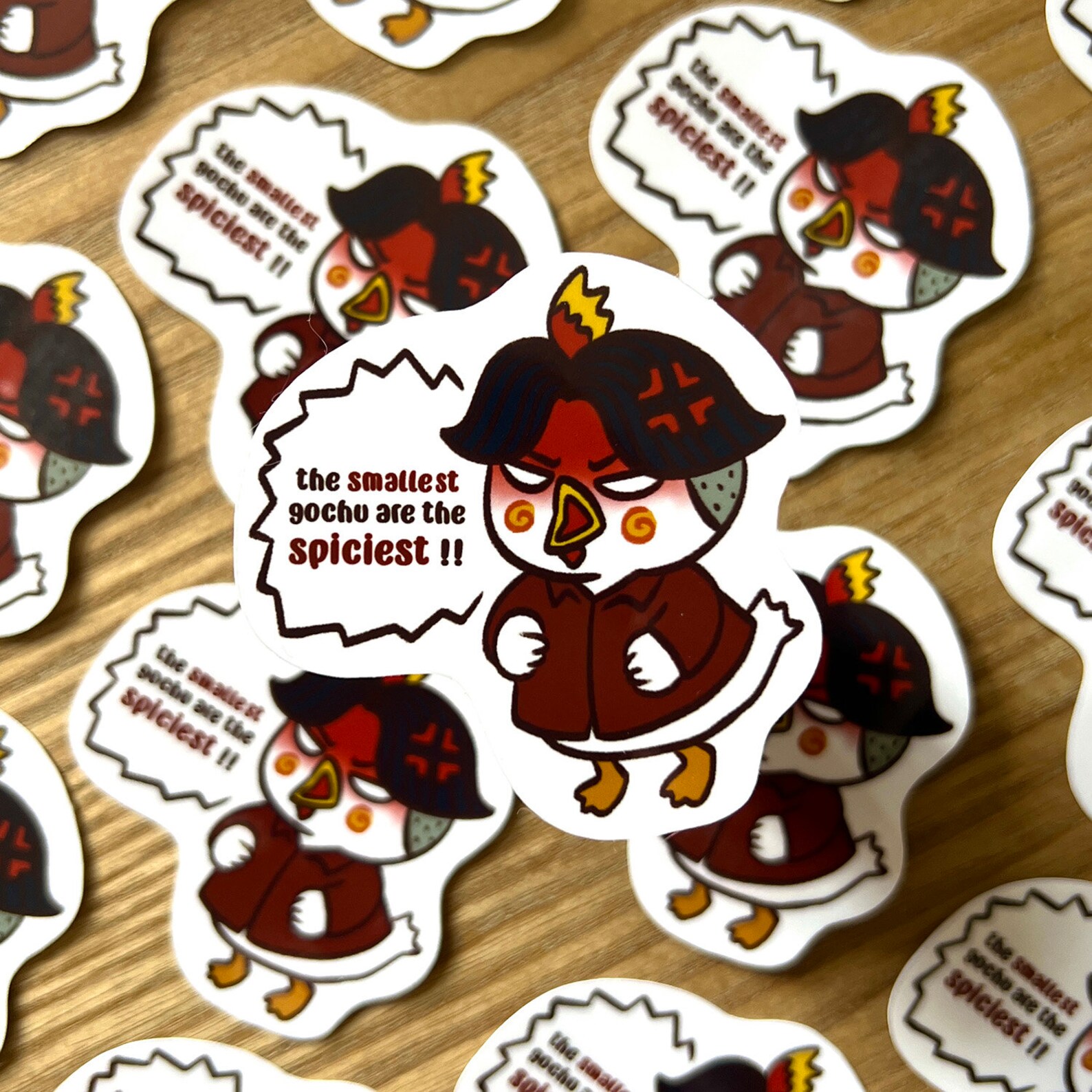 Korean Sticker smallest Chillies Spiciest Chillies Sticker Spicy ...