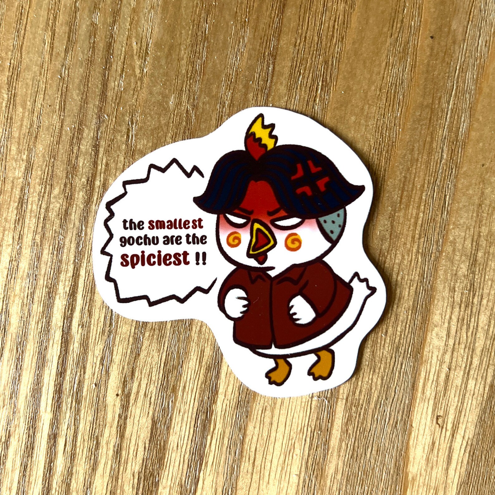 Korean Sticker smallest Chillies Spiciest Chillies Sticker Spicy ...