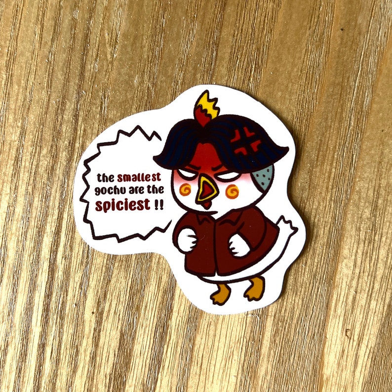 Korean Sticker smallest Chillies Spiciest Chillies Sticker Spicy ...
