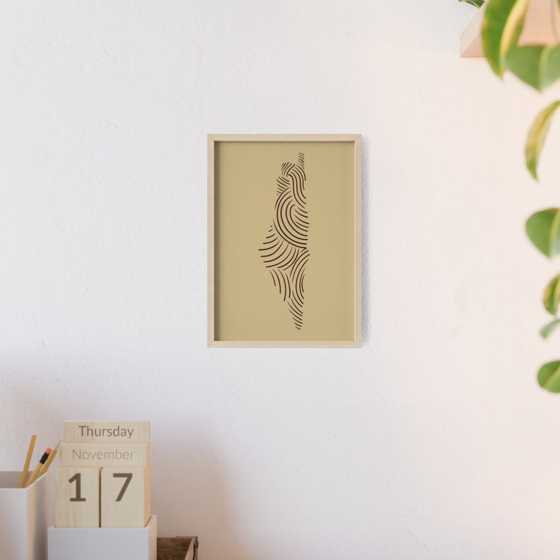 Palestine Print, Palestine Map, Islamic Wall Decor, 3 Sizes Included ...