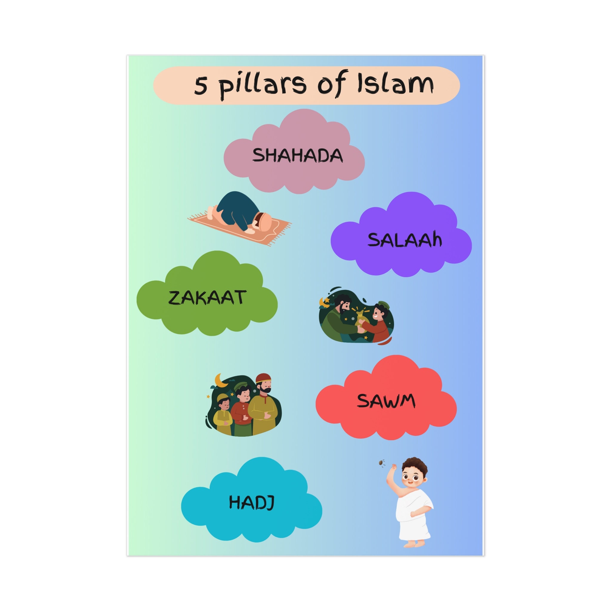 5 Pillars Of Islam Pictures For Kids