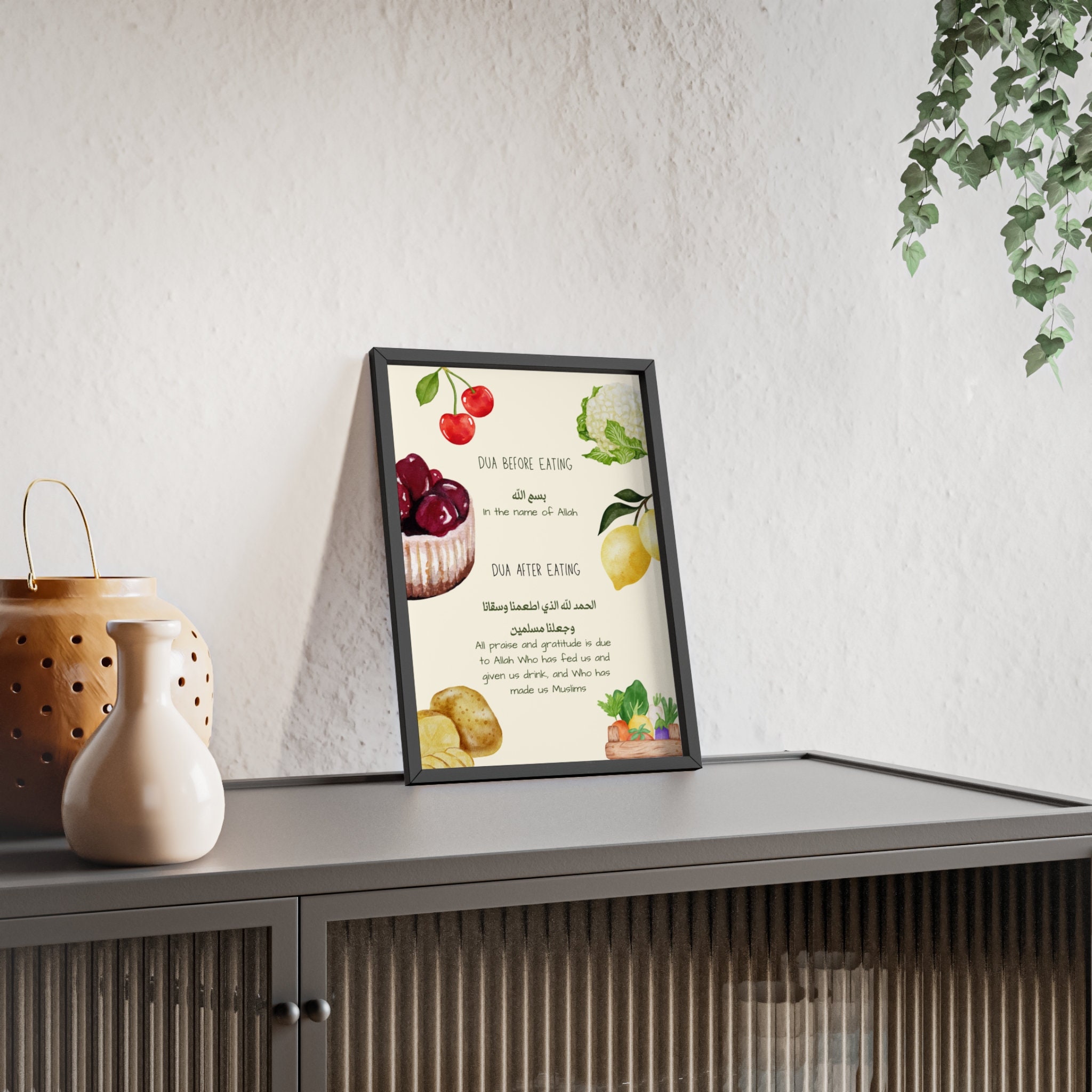 Islamic Dua Eating, Muslim Kitchen Printable,a4, A3 &20x28 Inch ...